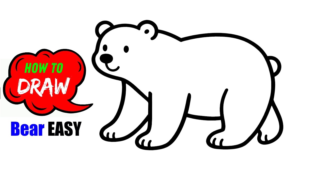 How to Draw a Bear Step by Step (Easy Tutorial for Beginners!)