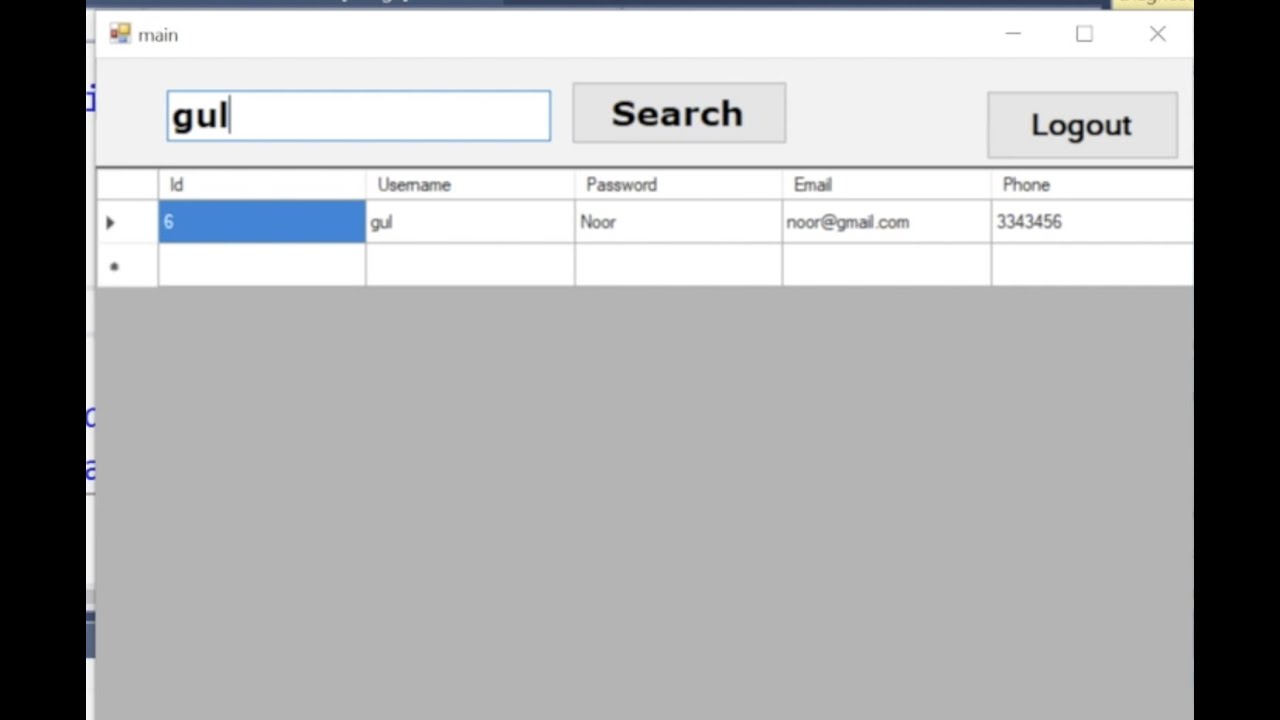 Quick  and fast search VB.NET And SQL - Datagridview Search Data Using Visual Basic .Net 2020 codes