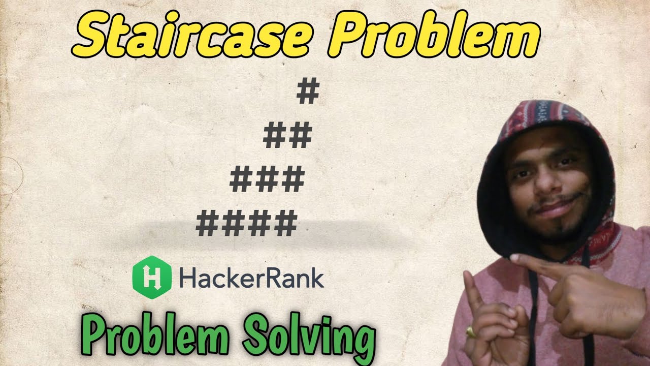 Hackerrank Staircase Solution in Python | Problem Solving