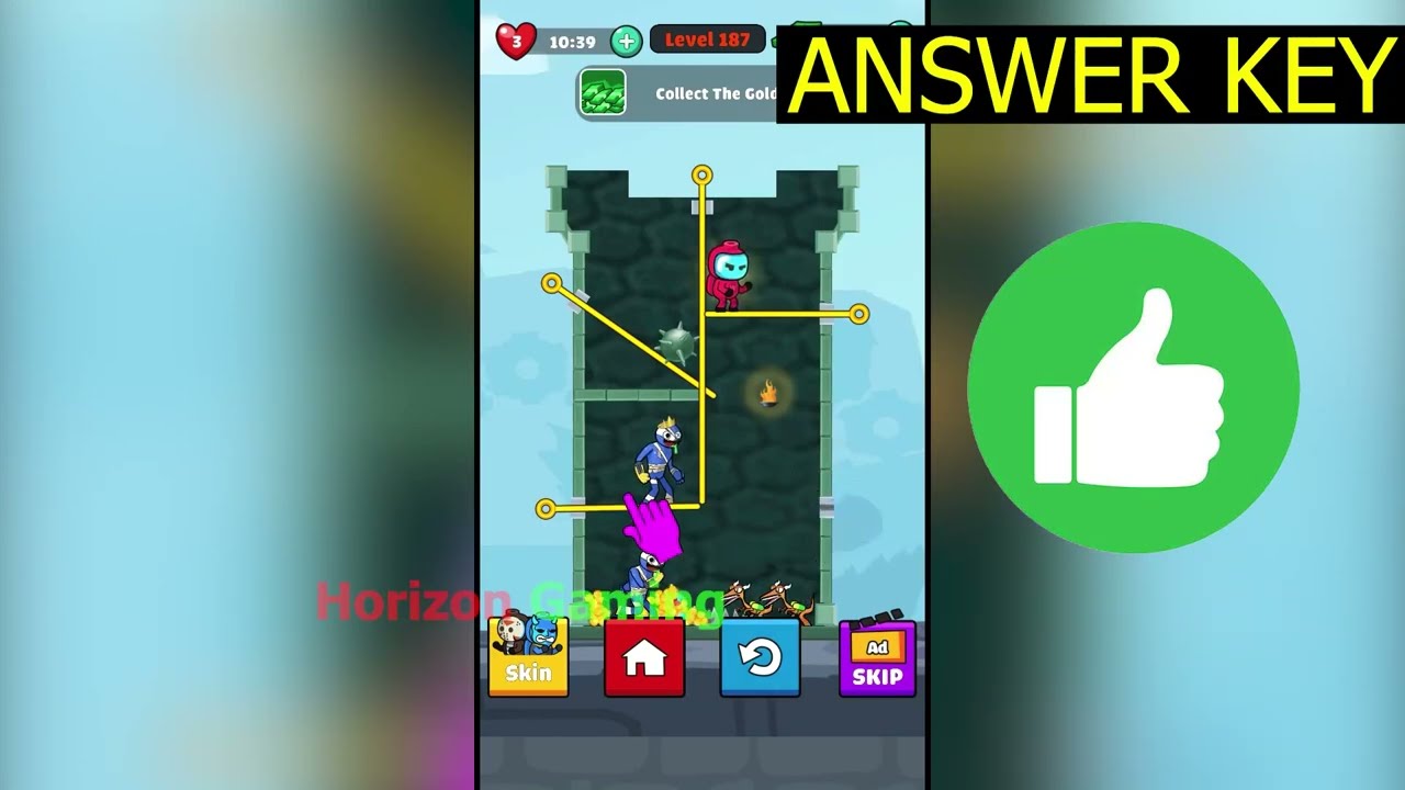 Rainbow Friends Pull The Pin LEVEL 187 Answer