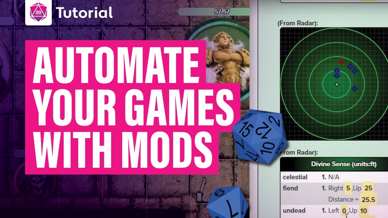 Automate Your Games with Mods | Roll20 DM Tutorial