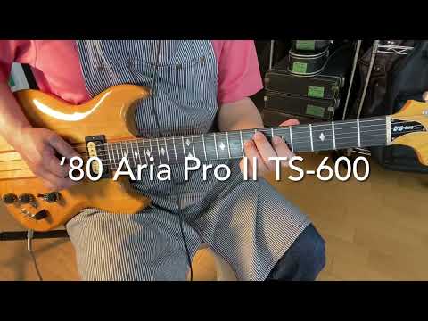 Aria Pro II TS-600 Through Neck '80 Vintage MIJ Electric | Reverb