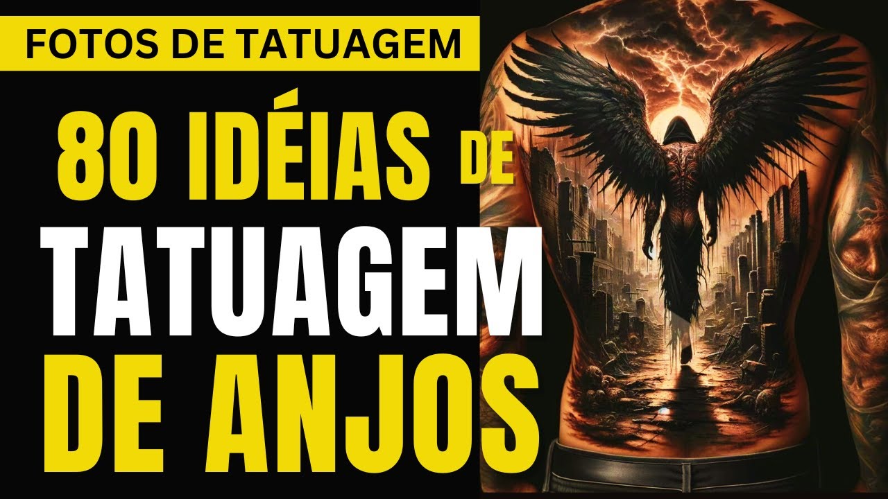 80  IDÉIAS DE TATUAGEM DE ANJOS - FOTOS DE TATUAGEM