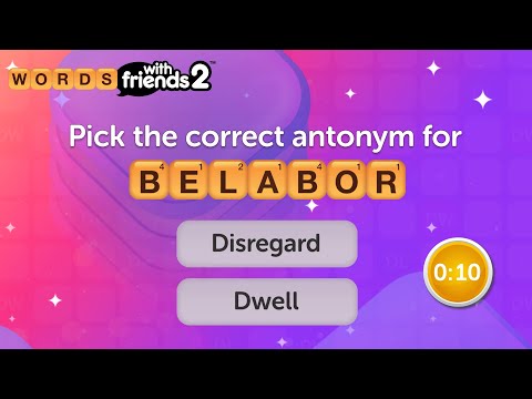 Words With Friends 2 Vocabulary Builder: How Well Do You Know Your "B" Words?
