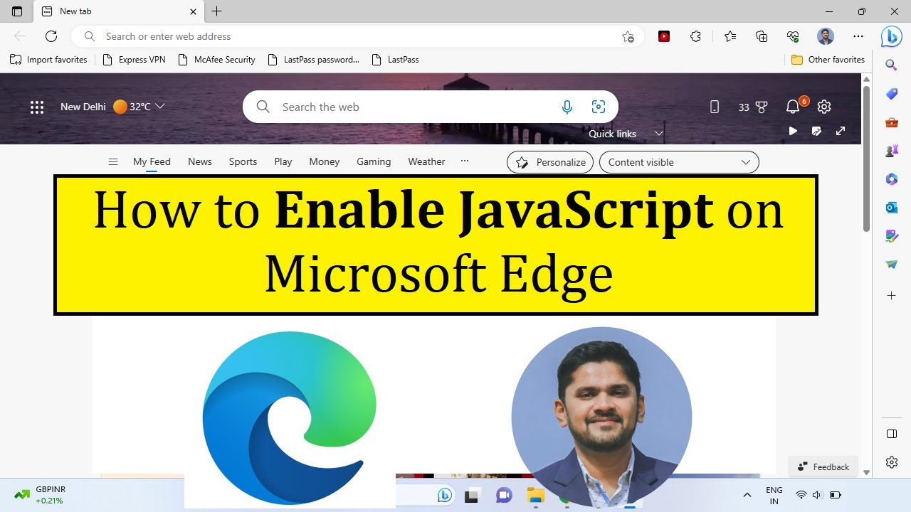 How to Enable JavaScript on Microsoft Edge | Amit Thinks
