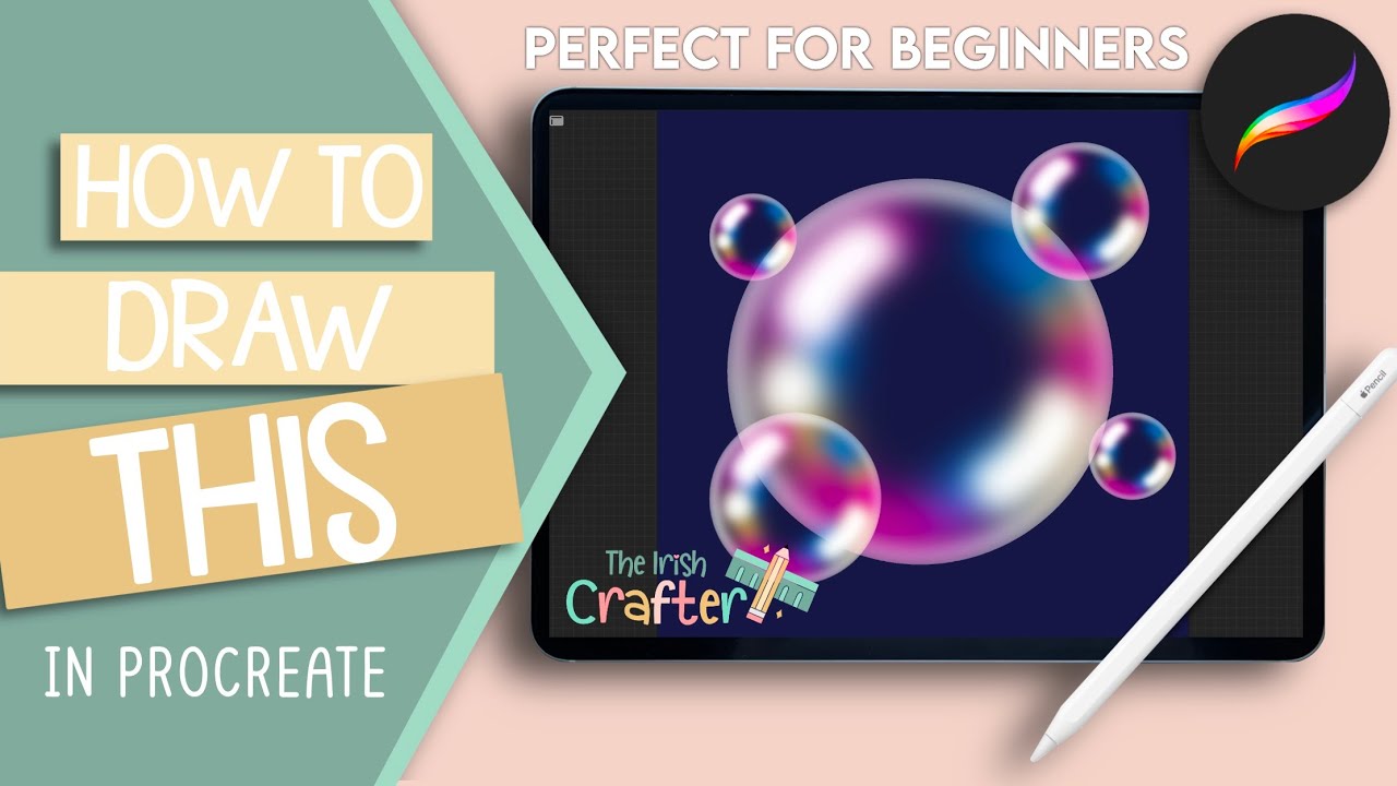 How to draw bubbles in Procreate (For beginners)