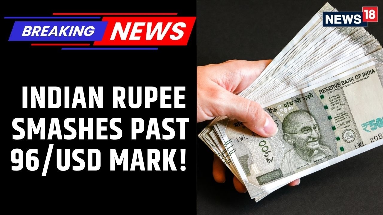 RUPEE CRASHES TO 96.17: Fresh All-Time Low Against US Dollar Sparks Panic! | News18 Updates