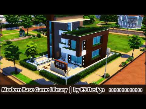 The Sims 4 lots - Modern Base Game Library by FS Design