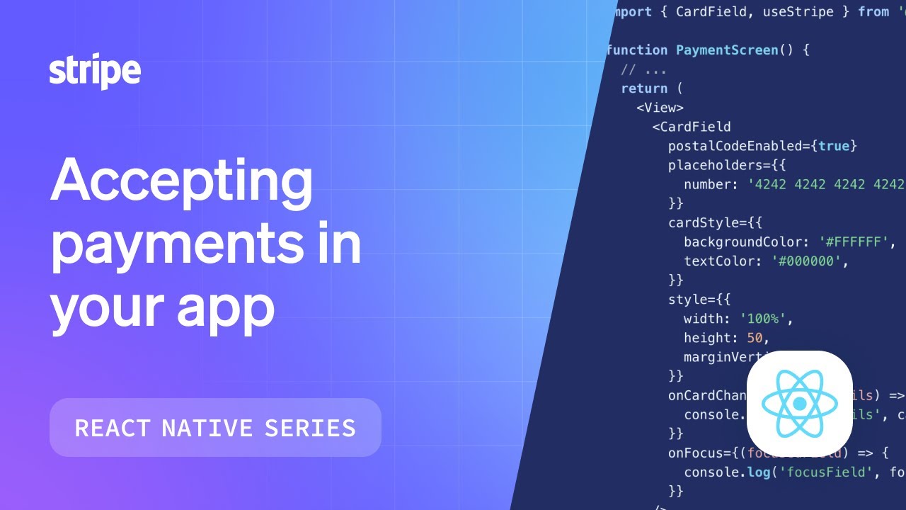 React Native: Accepting payments with Stripe in your app, without any UI design