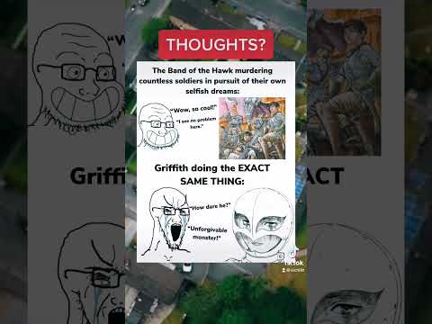 The Band of the Hawk are EVIL #berserk #anime #griffith #manga #griffithdidnothingwrong #analysis