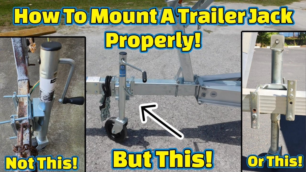 Trailer Jack Problem? Trailer Jack Damaged? Trailer Jack Installation!
