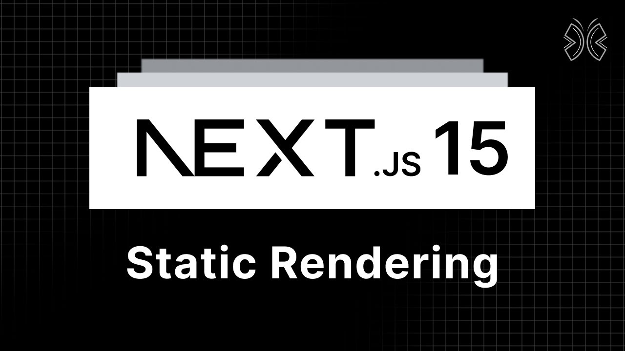 Next.js 15 Tutorial - 54 - Static Rendering