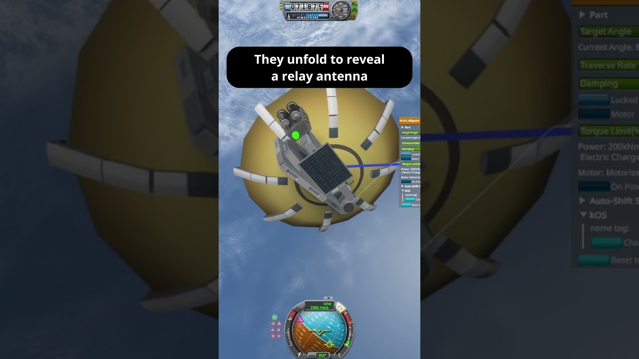 KSP: Folding Satellite Constellation