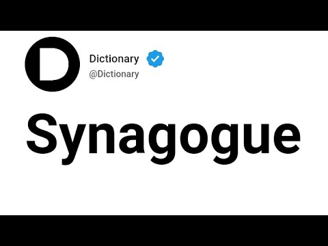 Synagogue Meaning In English