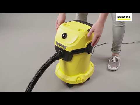 How to change a cartridge filter on a WD 2 and WD 3 Wet & dry Vacuum Cleaners | Kärcher UK