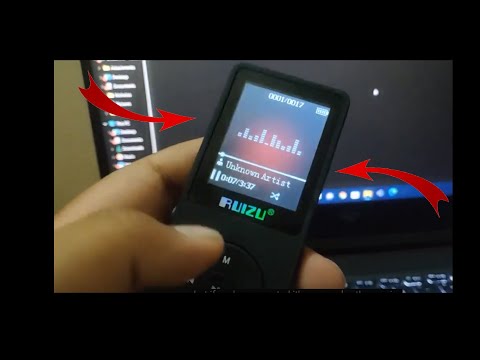 How to add songs to Mp3 player! Ruizu X02