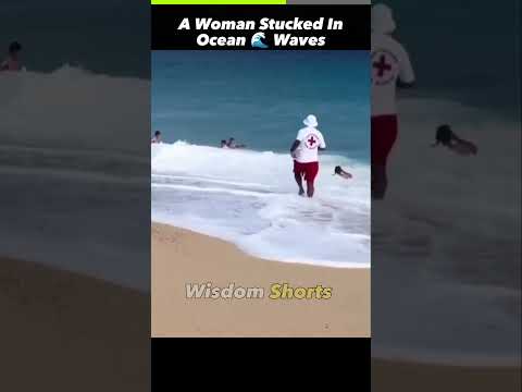 A Woman Got Trapped in Gigantic Waves π#shorts #trending #viralvideo #viral #ytshorts #youtubeshorts
