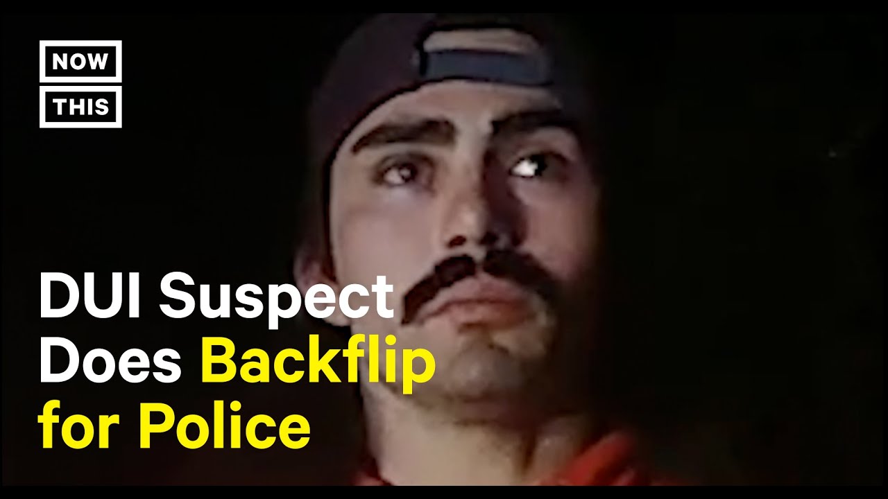 Drunk-Driving Suspect Does a Backflip During Sobriety Test