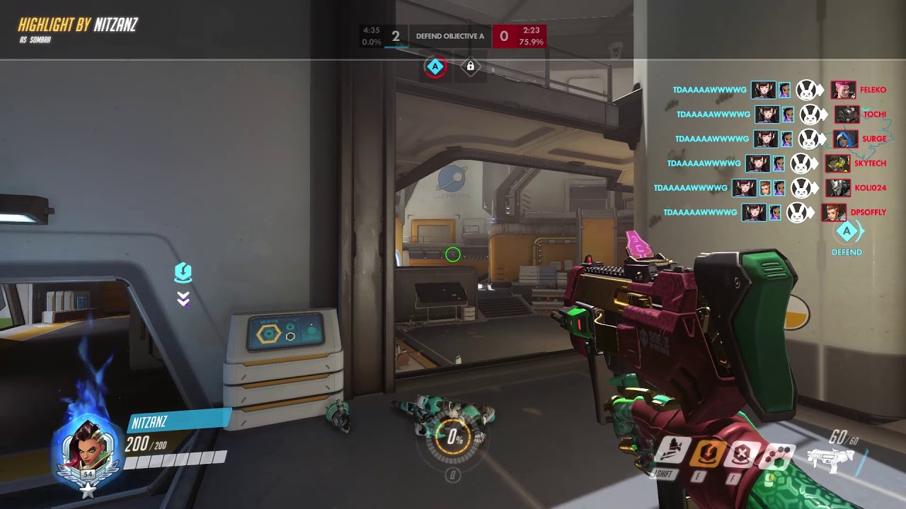 Sombra & D.VA Team Kill Combo!