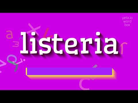 How to say "listeria"! (High Quality Voices)