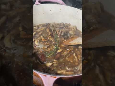 Mushroom Farrotto (Farro Risotto) #recipe