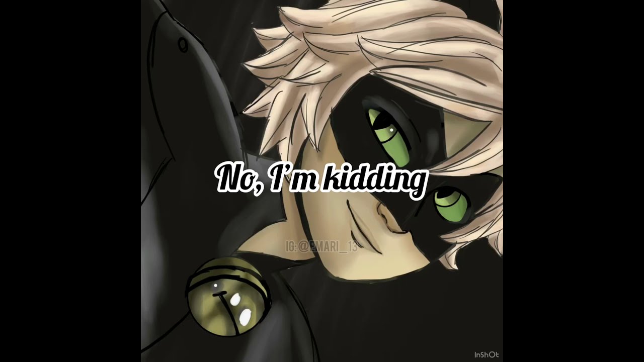 MIRACULOUS - Animation - Adrien acts like Chat Noir (reverse scene)