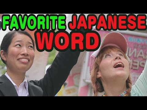 What's your favorite Japanese word? Ask Japanese about their language