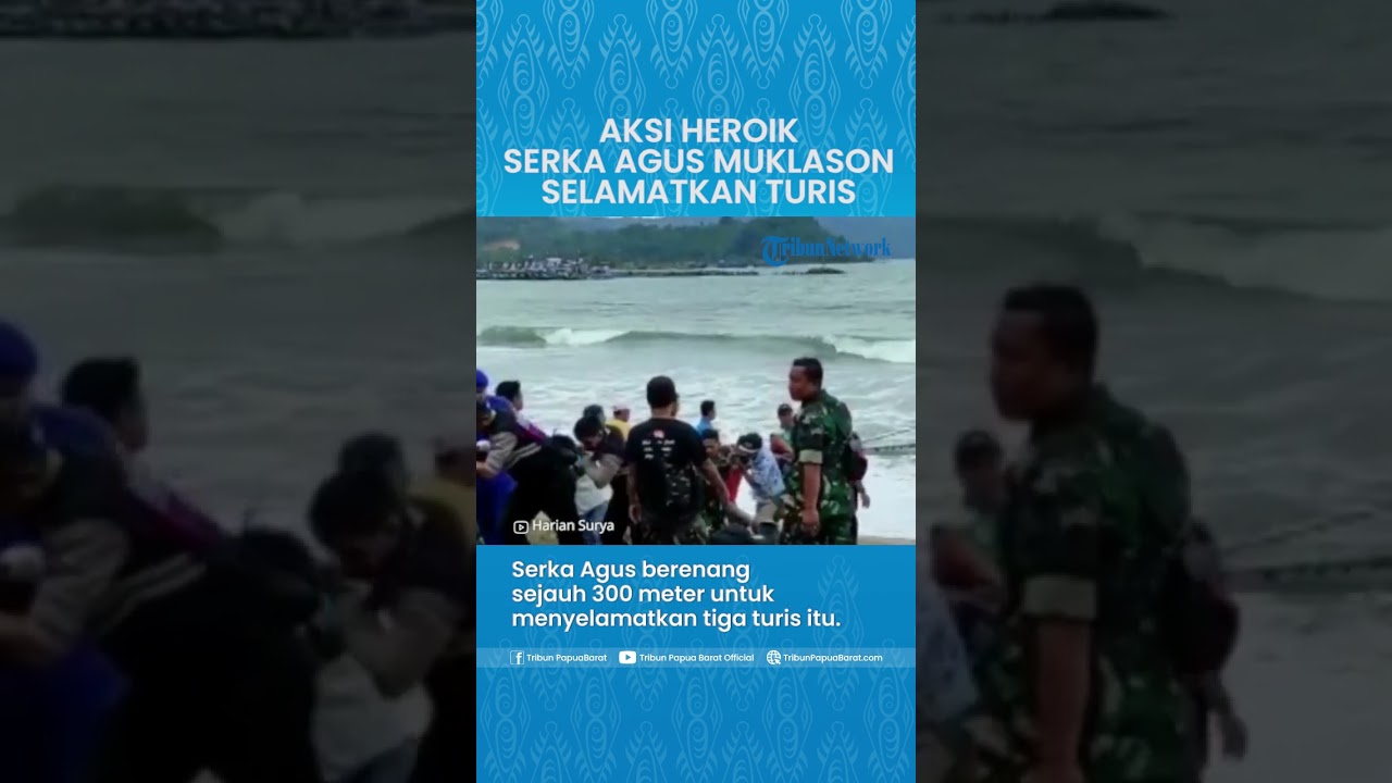 Aksi Heroik Prajurit TNI AL Serka Agus Muklason, Berenang Sejauh 300 ...