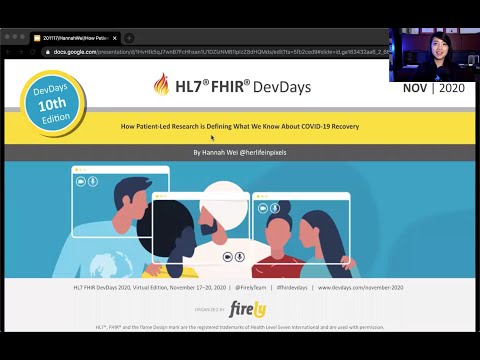 Hannah Wei - How Patient-Led Research defines our COVID-19 Recovery knowledge | DevDays Nov 2020