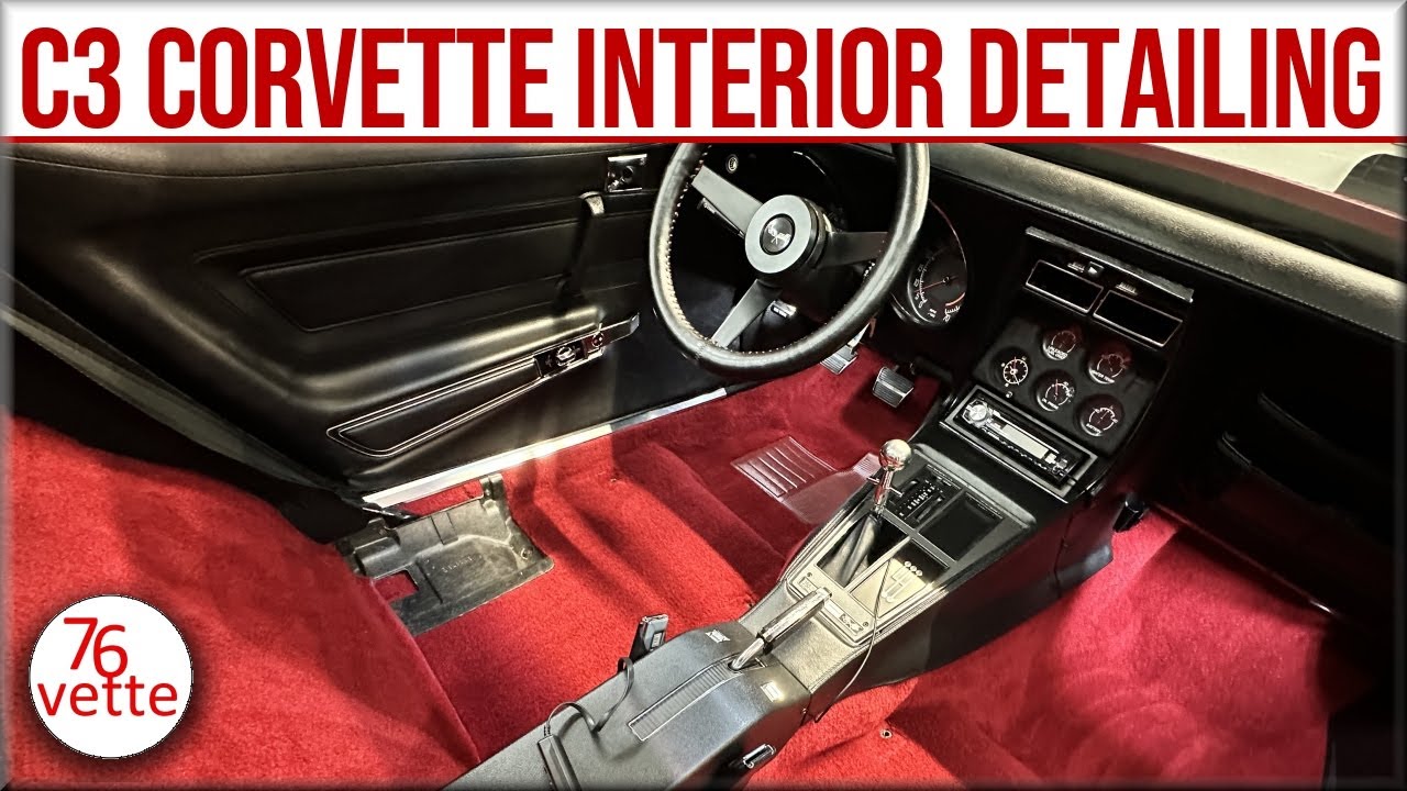 Detailing a Classic Corvette Interior