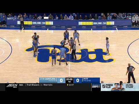 NCAA 2022-2023 North Carolina Tar Heels Vs Pittsburgh Panthers 30-12-2022 #ncaam |⛹🏀 #basketball