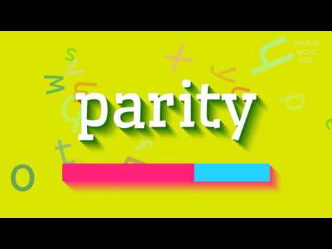 How to say "parity"! (High Quality Voices)
