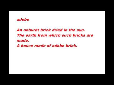 adobe meaning