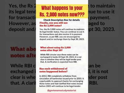 What happens to your Rs 2,000 notes now? #ytshorts #shorts #rbi #currency #trending #breakingnews
