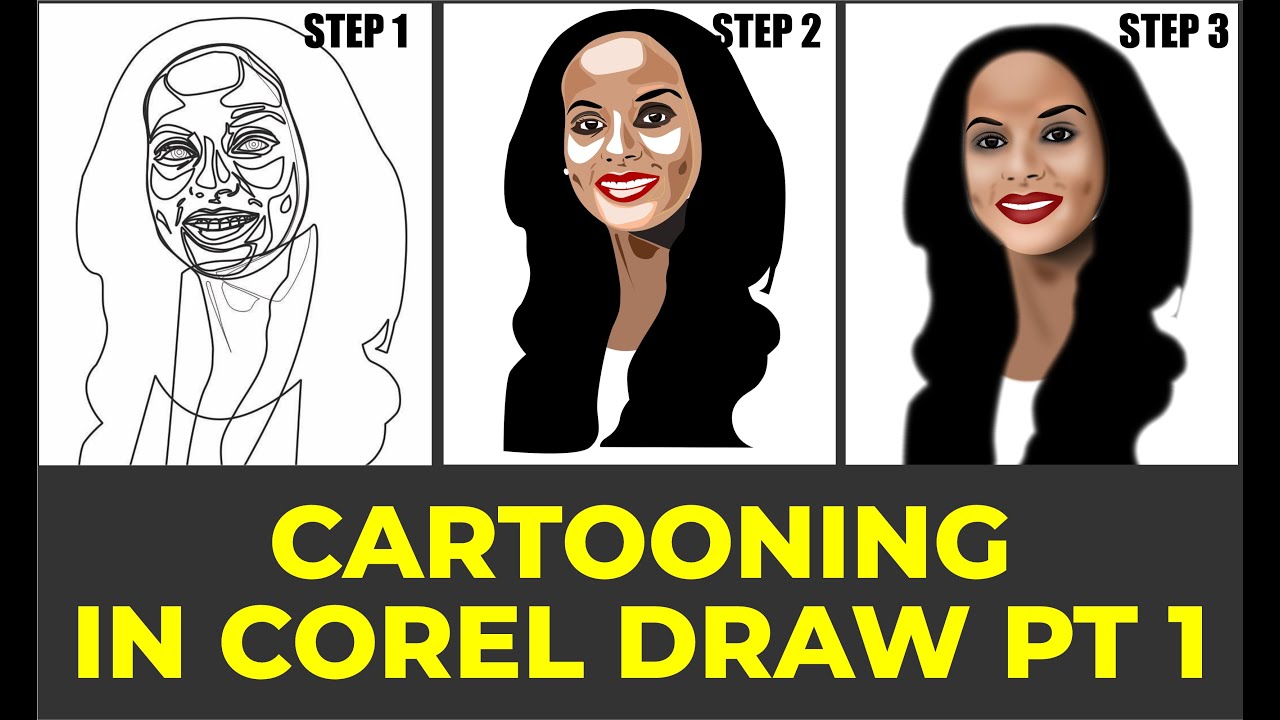 Cartooning in Corel Draw  (Part 1)