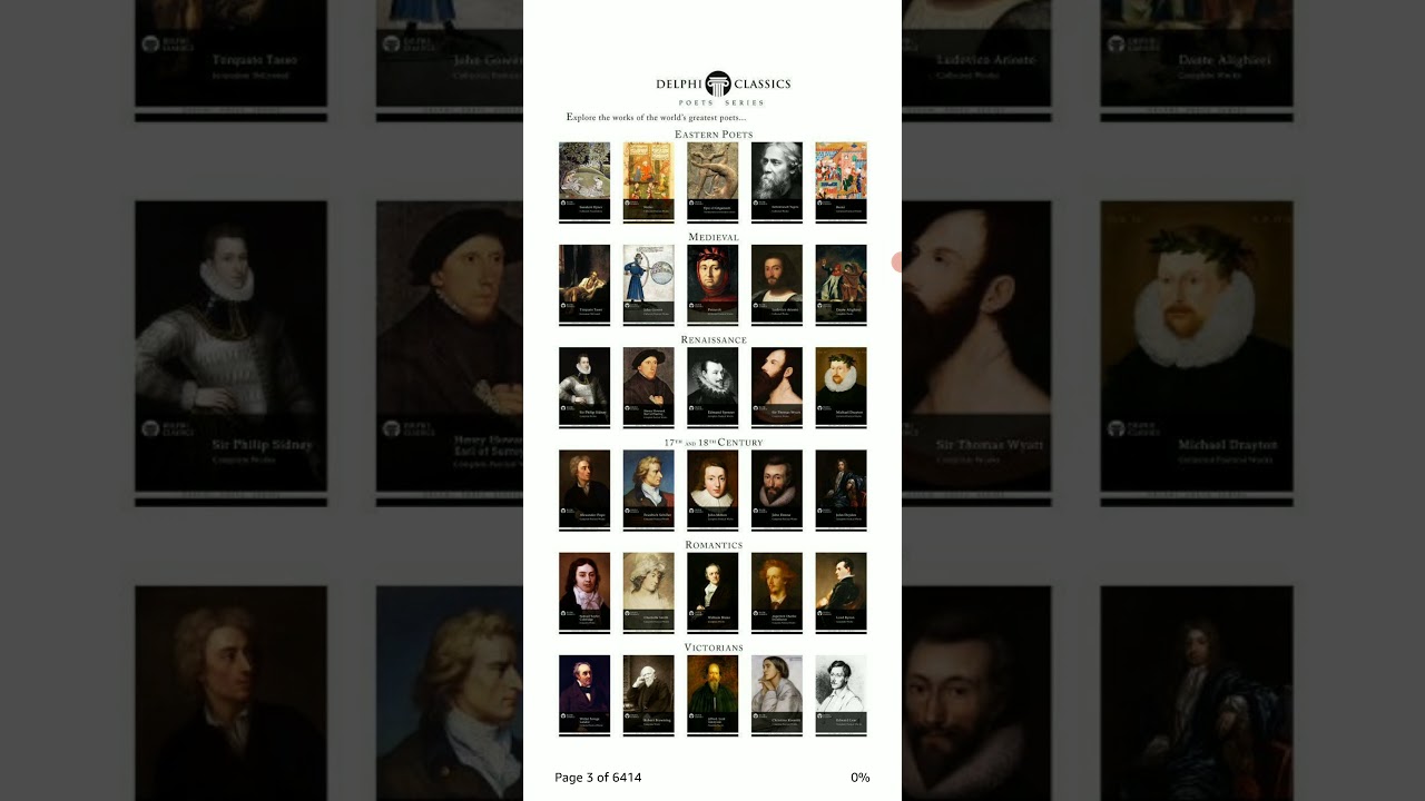 Delphi classics on Amazon