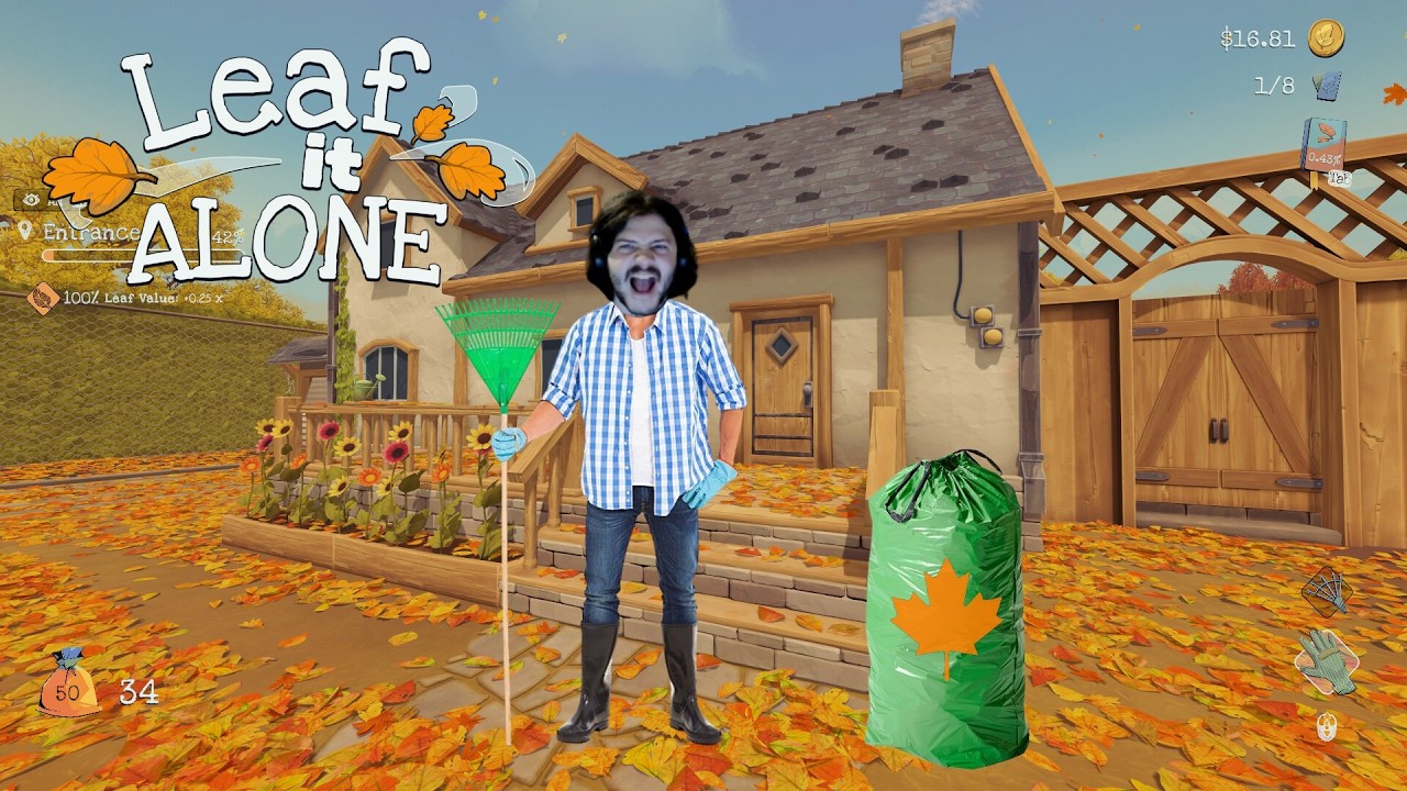 There Are So Many Leaves To Pick Up!! | Leaf It Alone - Pt. 1