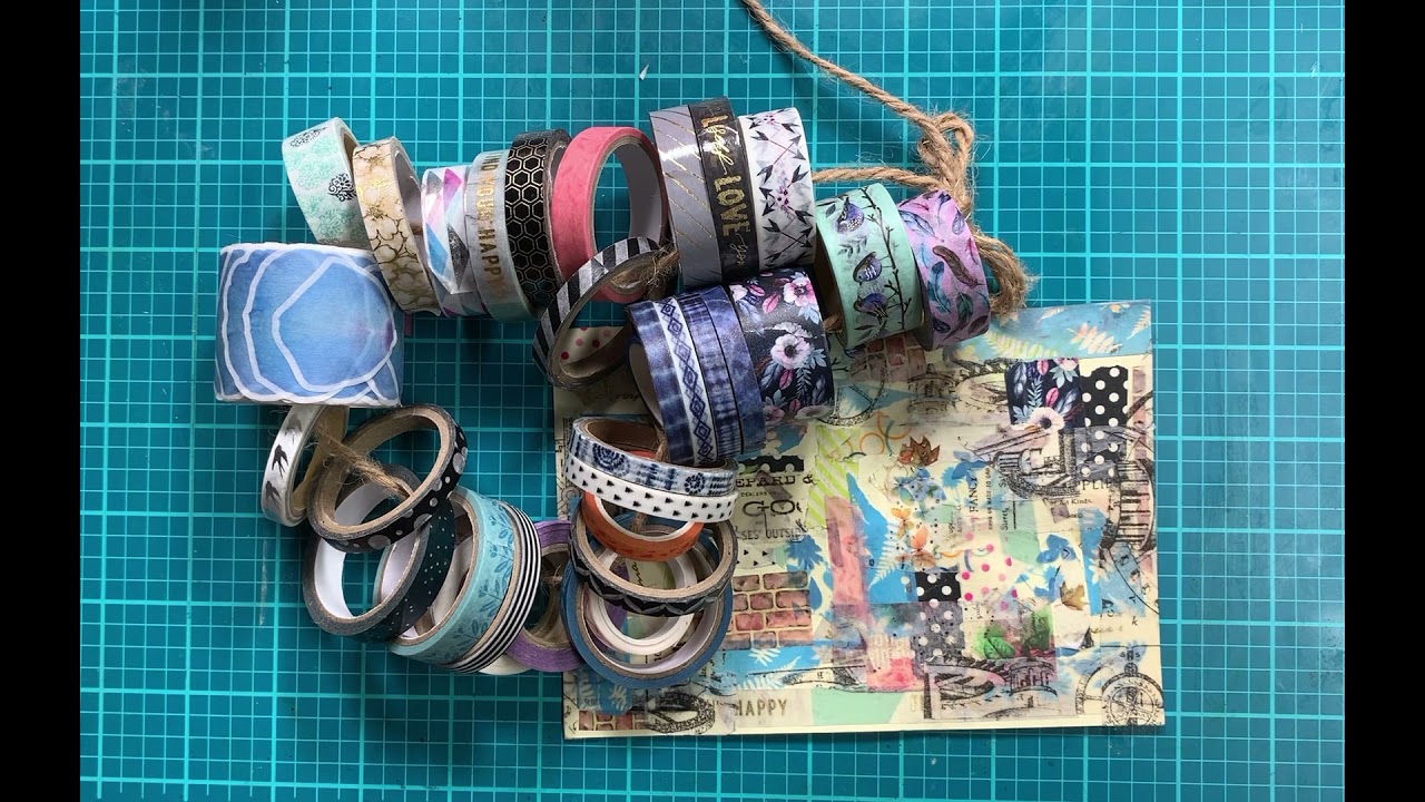12 Minute Tips - Using Up Washi Scraps