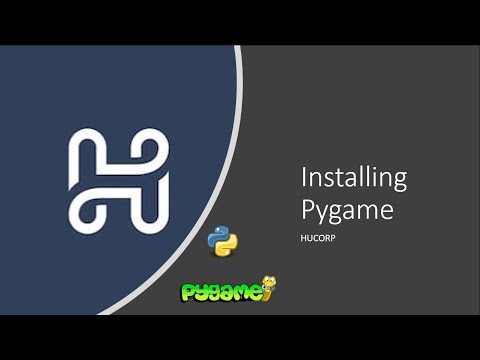 Installing Pygame