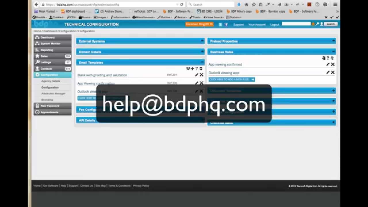 BDP Rules & Templates - iCal tutorial