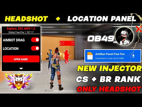 Antiban FF Panel🔥Free Fire Injector🔥 OB49 Free Fire Hack😈FF panel Hack Mobile | FF Hack |FF Injector