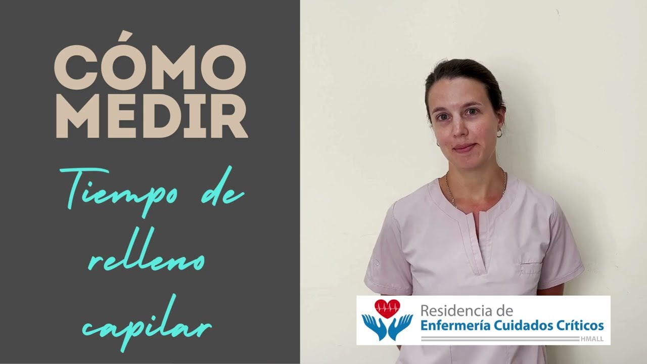 ¿Cómo medir el tiempo de relleno capilar?