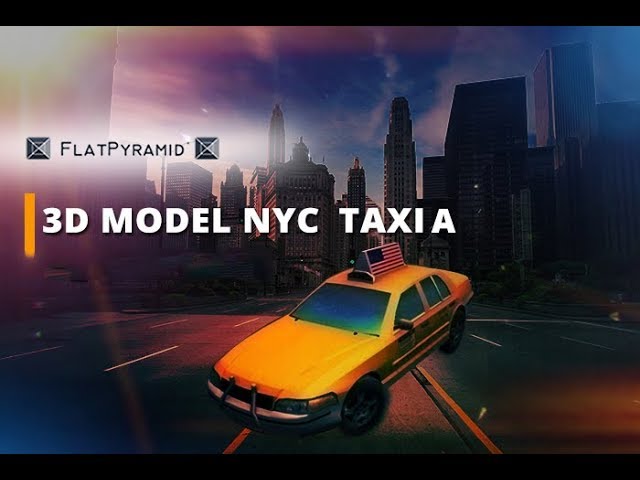 NYC_Taxi A_3DModel 3D Model - FlatPyramid