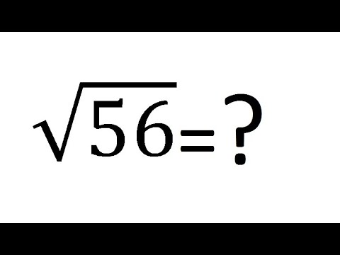 How to find Square Root of 56