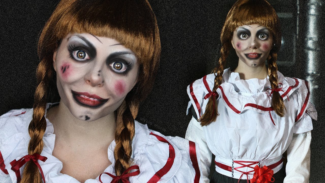 CREEPY DOLL Makeup Tutorial - ANNABELLE - The Conjuring