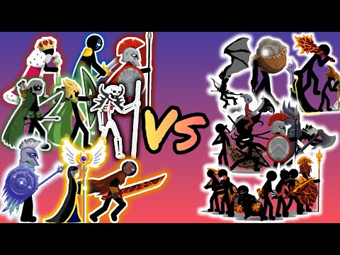 Stick War 3 - All Generals VS All Units Tournament