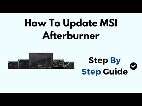 How To Update MSI Afterburner
