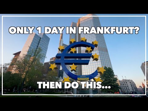 What to do in Frankfurt Germany in one day? Local Frankfurt Food, Cathedral, and more!