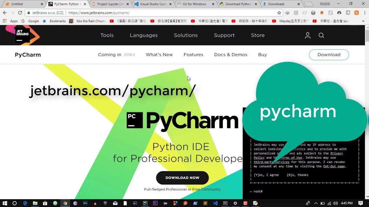 Download and install Python3, VsCode and Git Bash : Python tutorial 02