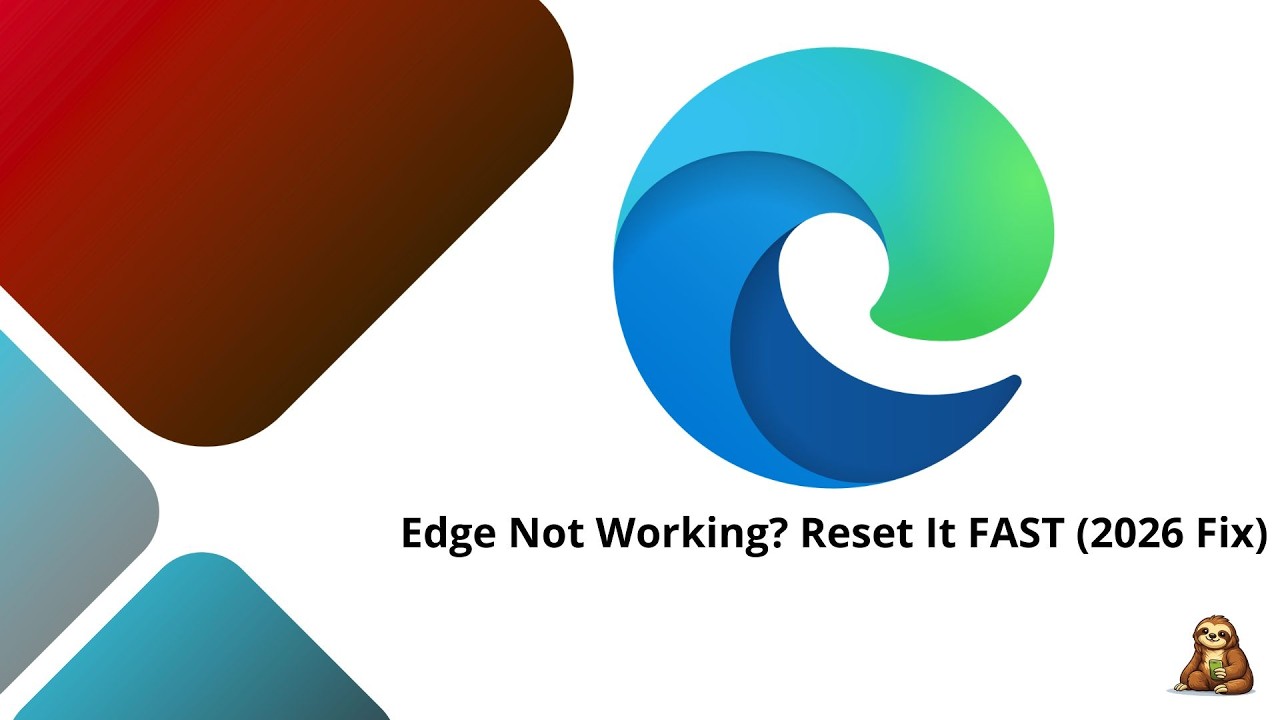 Reset Microsoft Edge in 10 Seconds (Fix Everything!)